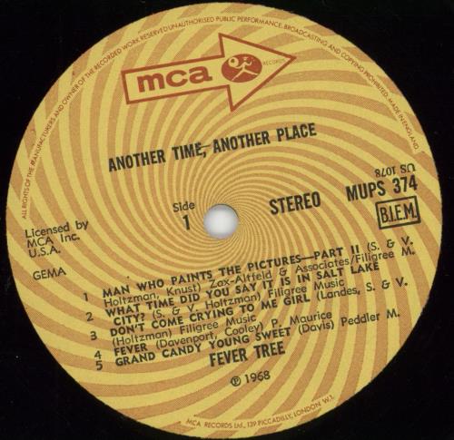 Fever Tree Another Time Another Place UK vinyl LP album (LP record ...