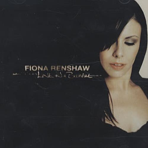 Fiona Renshaw Love In A Bubble UK CD album (CDLP) (330429)