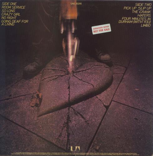 Fischer-Z Going Deaf For A Living - promo sticker UK vinyl LP album (LP ...