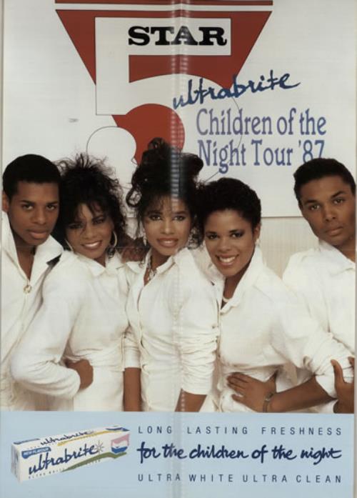 Five Star Children Of The Night Tour UK tour programme (180892) TOUR ...