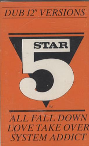 Five Star Dub 12" Versions UK Promo cassette single (329493)