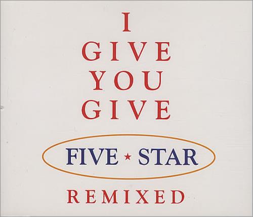 Five Star I Give You Give UK CD single (CD5 / 5") (85885)