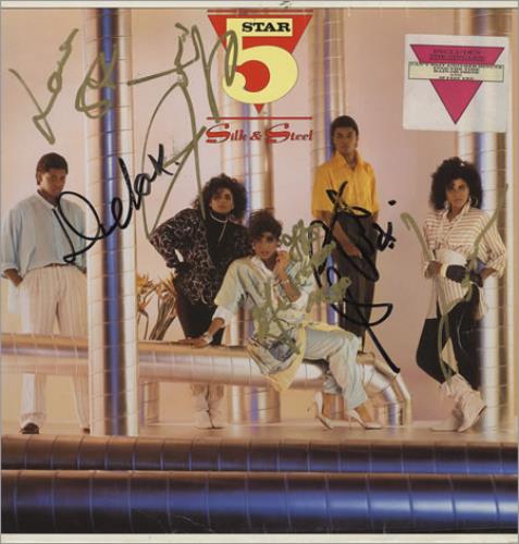 Five Star Silk & Steel - Autographed album cover UK memorabilia (405487 ...