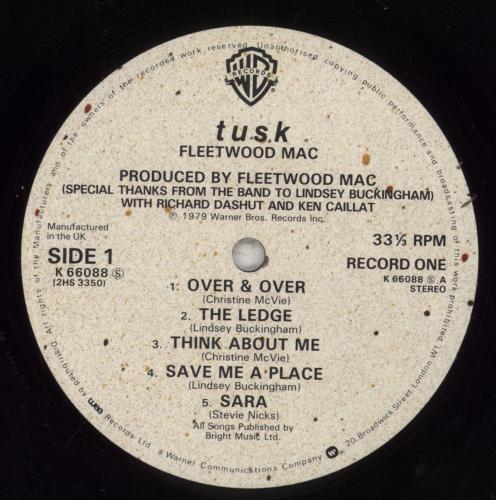 Fleetwood Mac Tusk UK 2-LP vinyl record set (Double LP Album) (682608)