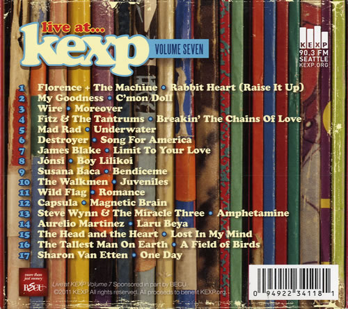 Florence + The Machine Live At KEXP - Volume 7 US CD album (CDLP) (554311)