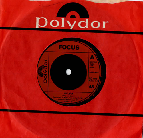 Focus Sylvia - Inj UK 7" vinyl single (7 inch record / 45) (255970)
