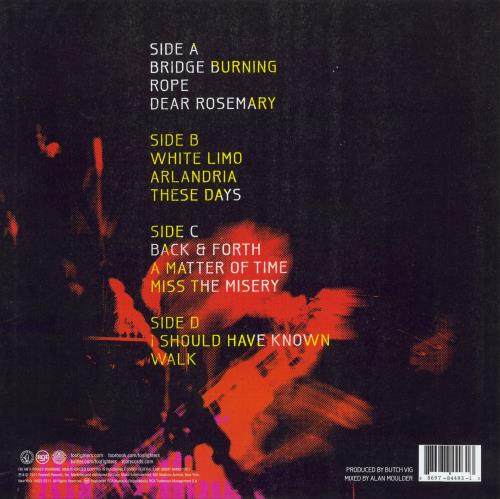 Foo Fighters Wasting Light - 180gm US 2-LP vinyl record set (Double LP ...