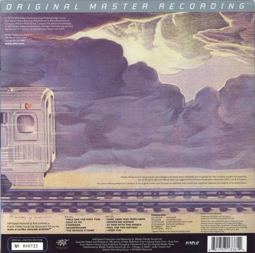 Foreigner Foreigner - Original Master Recording 180 Gram - Sealed US ...