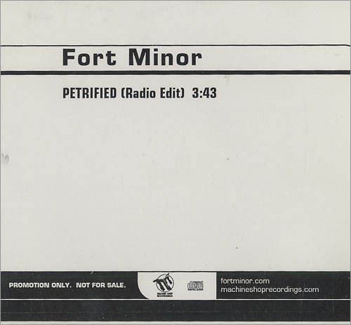 Fort Minor Petrified US Promo CD single (CD5 / 5") (493144)
