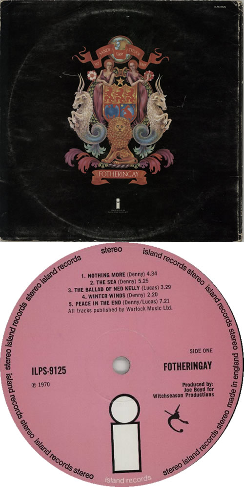 Fotheringay Fotheringay - 1st - VG UK vinyl LP album (LP record) (598419)