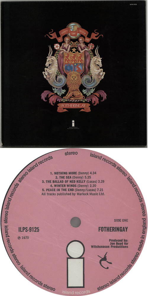 Fotheringay Fotheringay - 1st UK vinyl LP album (LP record) (640589)