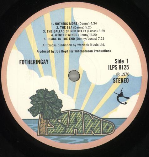 Fotheringay Fotheringay - 2nd - VG UK vinyl LP album (LP record) (718084)