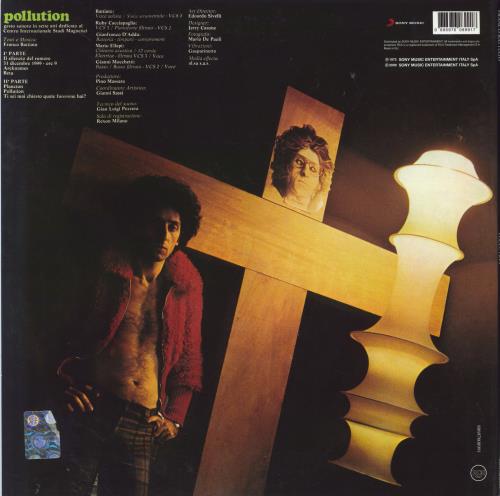 Franco Battiato Pollution - 180gm Italian vinyl LP album (LP record ...