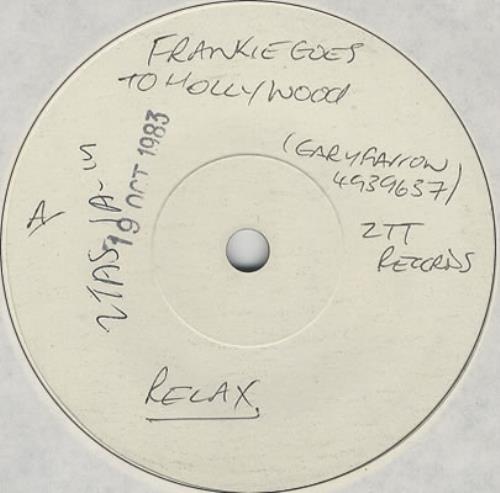 Frankie Goes To Hollywood Relax - 1 Sided Test Pressing UK Promo 7 ...