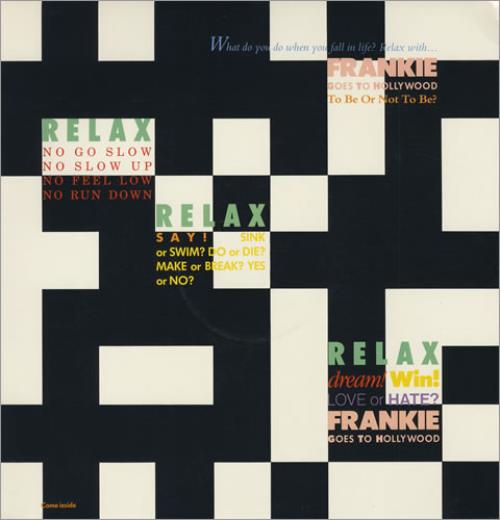 Frankie Goes To Hollywood Relax - Unique Sleeve US 12" vinyl single (12 ...