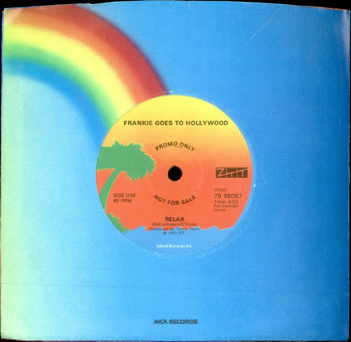 Frankie Goes To Hollywood Relax Canadian Promo 7" vinyl single (7 inch ...