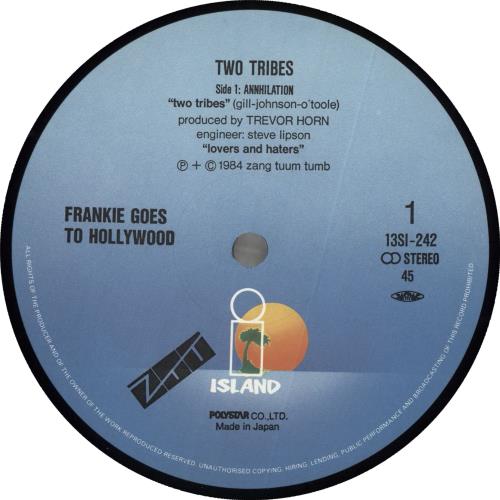 Frankie Goes To Hollywood Two Tribes Japanese 12" vinyl single (12 inch ...