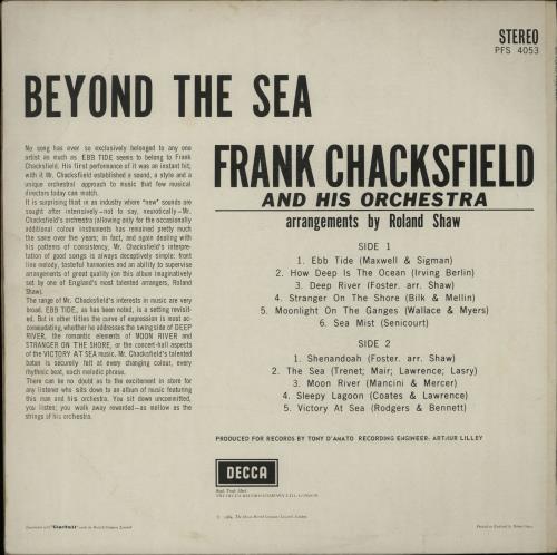 Frank Chacksfield Beyond The Sea UK vinyl LP album (LP record) (384795)