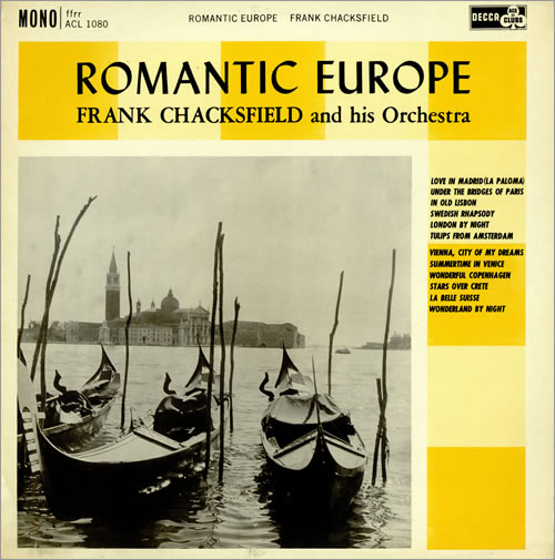 Frank Chacksfield Romantic Europe UK vinyl LP album (LP record) (455776)