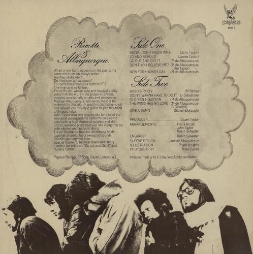 Frank Ricotti First Wind - EX UK vinyl LP album (LP record) (640628)