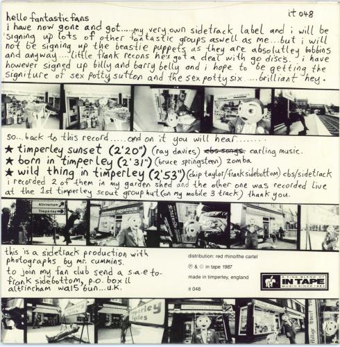 Frank Sidebottom Timperley E.P. UK 7" vinyl single (7 inch record / 45 ...