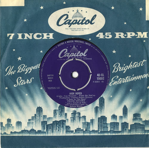 Frank Sinatra High Hopes UK 7" vinyl single (7 inch record / 45) (555757)