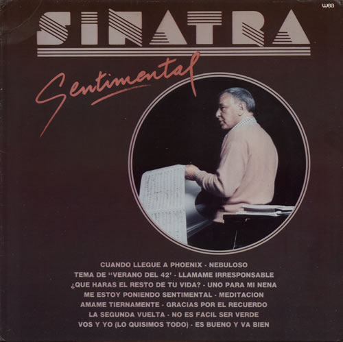 Frank Sinatra Sentimental Argentinean vinyl LP album (LP record) (581007)