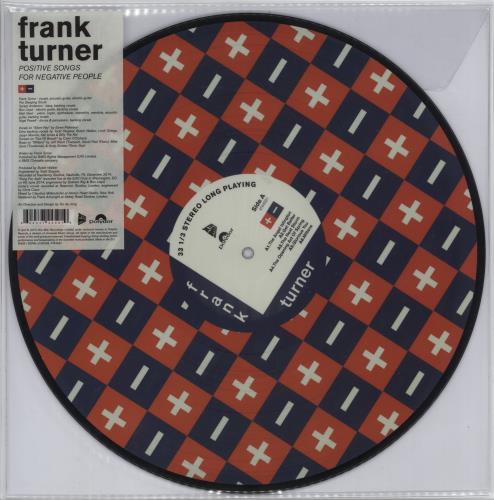 Frank Turner Positive Songs For Negative People UK picture disc LP ...