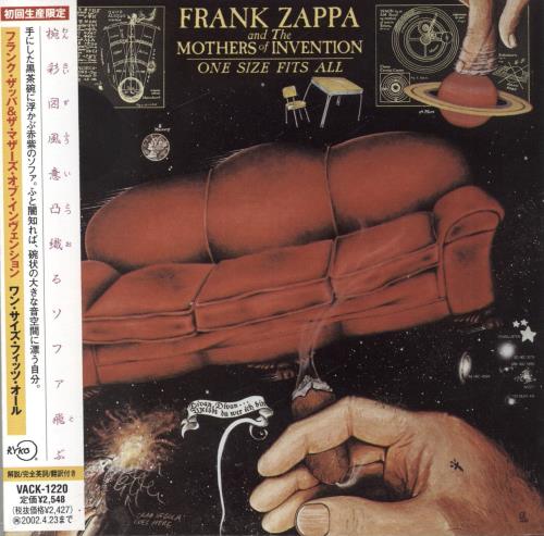 Frank Zappa One Size Fits All Japanese CD album (CDLP) (201105)