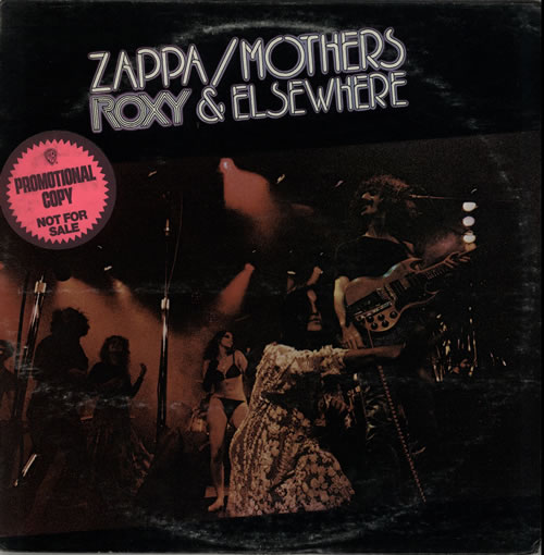 Frank Zappa Roxy & Elsewhere US 2-LP vinyl record set (Double LP Album ...
