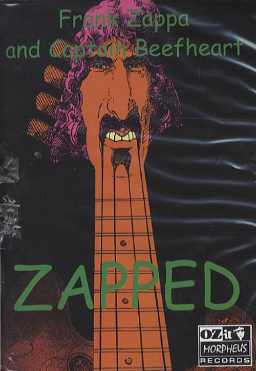 Frank Zappa Zapped UK book (346122) ZAPPED1BK