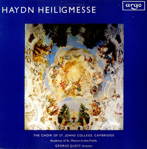 Franz Joseph Haydn Heiligmesse UK vinyl LP album (LP record) (526839)