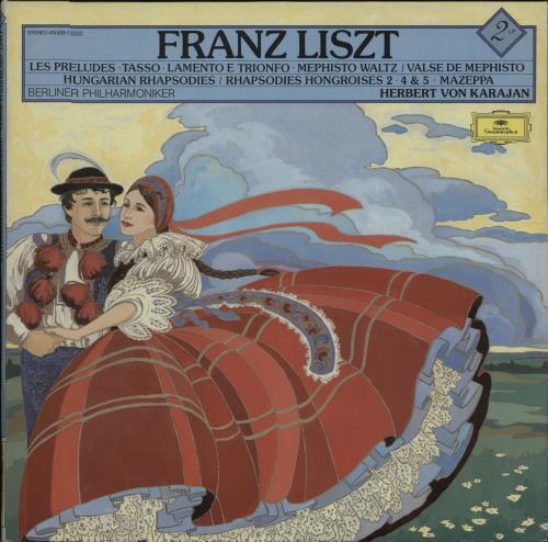 Franz Liszt Orchestral Works German 2-LP vinyl record set (Double LP ...