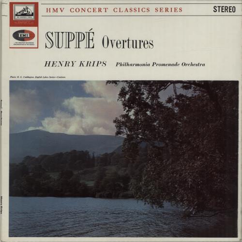 Franz Von Suppé Overtures UK vinyl LP album (LP record) (680266)