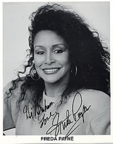 Freda Payne Autographed Publicity Photograph UK Promo photograph ...