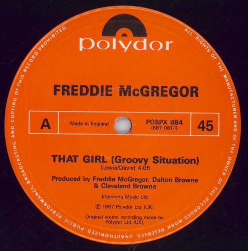 Freddie McGregor That Girl (Groovy Situation) UK 12" vinyl single (12 ...