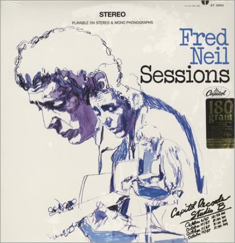 Fred Neil Sessions US vinyl LP album (LP record) (390573)