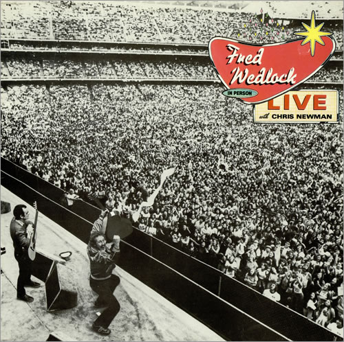 Fred Wedlock Live UK vinyl LP album (LP record) (460976)