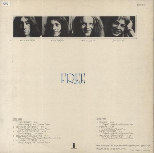 Free Free - 2nd UK vinyl LP album (LP record) (261183)