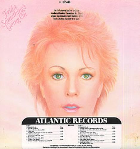 Frida Something's Going On - timing strip US Promo vinyl LP album (LP ...