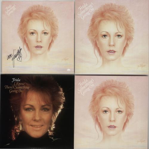 Frida Something's Going On UK CD Album Box Set (652019)