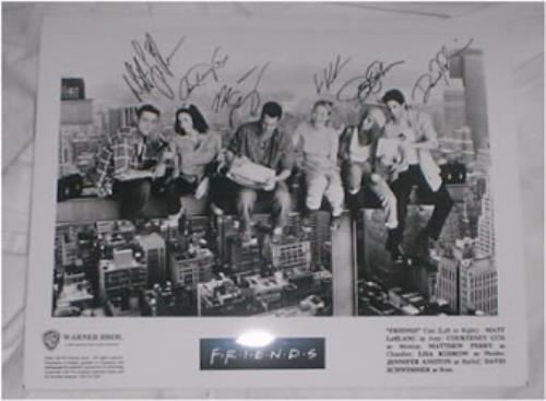 Friends (TV) Photograph - Autographed US Promo photograph (191786 ...