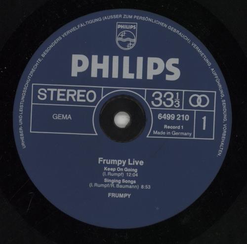 Frumpy Live German 2-LP vinyl record set (Double LP Album) (863592)