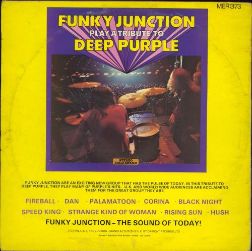 Funky Junction Play A Tribute To Deep Purple - VG UK vinyl LP album (LP record) (776701)