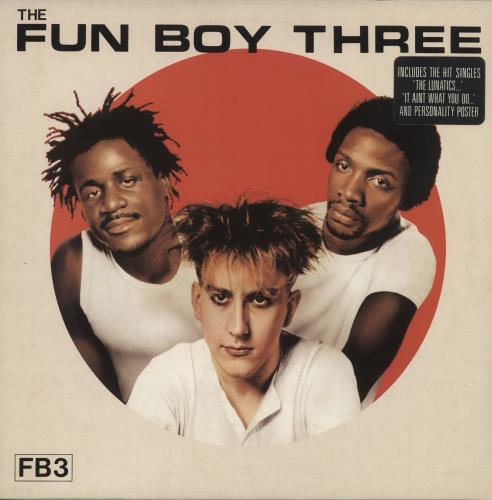 Fun Boy Three FB3 - Stickered Sleeve UK vinyl LP album (LP record) (731091)