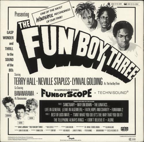 Fun Boy Three FB3 German vinyl LP album (LP record) (717474)