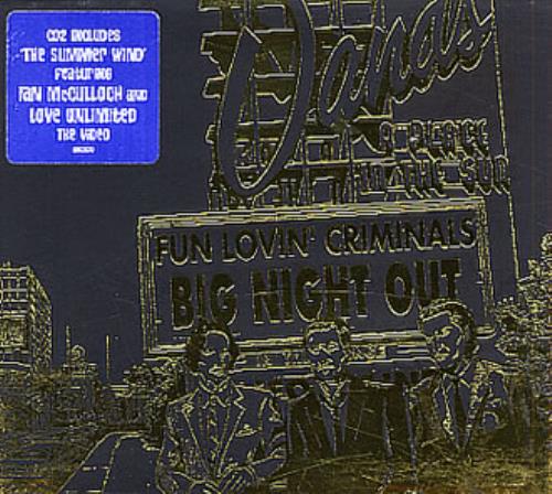 Fun Lovin Criminals Big Night Out UK CD single (CD5 / 5") (340173)