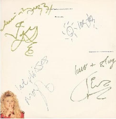 Fuzzbox Pink Sunshine - autographed UK 12" vinyl single (12 inch record ...