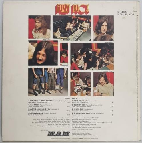 Fuzzy Duck Fuzzy Duck UK vinyl LP album (LP record) (804713)