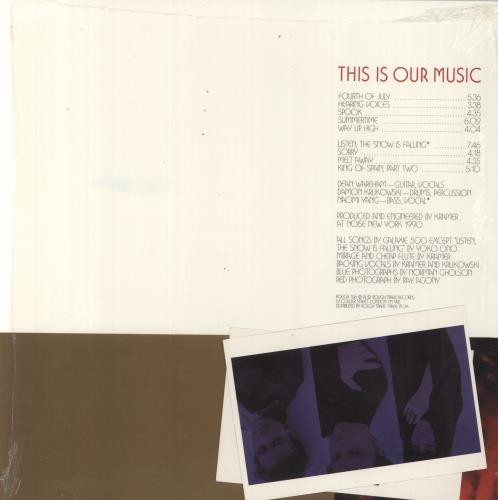 Galaxie 500 This Is Our Music + Postcard Set + Shrink UK vinyl LP album (LP record) (808092)